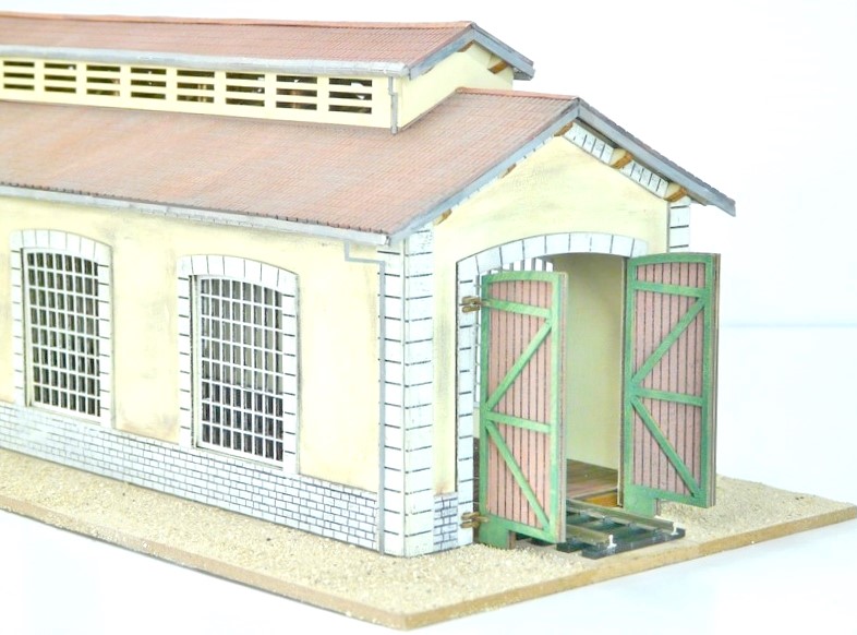 Remise à Locomotive HO 1/87 | Remise Française PLM pour le Modélisme ...